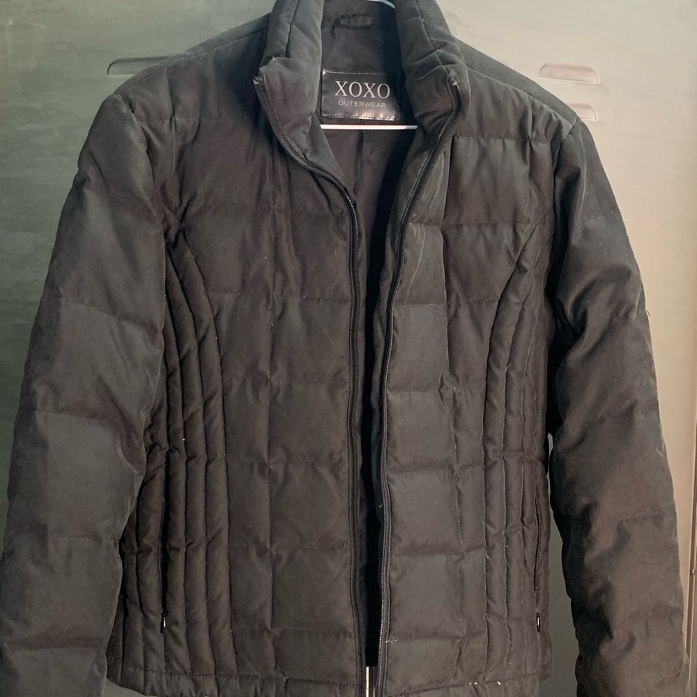 Xoxo Y2k Puffer Black Jacket 2000s Vintage Super Cute - Gem